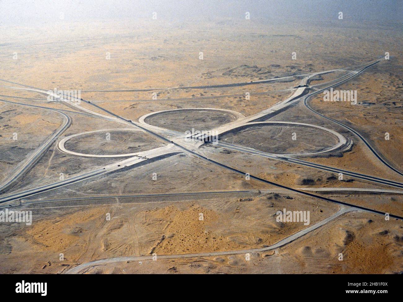 Motorway road junction infrastructure development Dhahran, Saudi Arabia ...