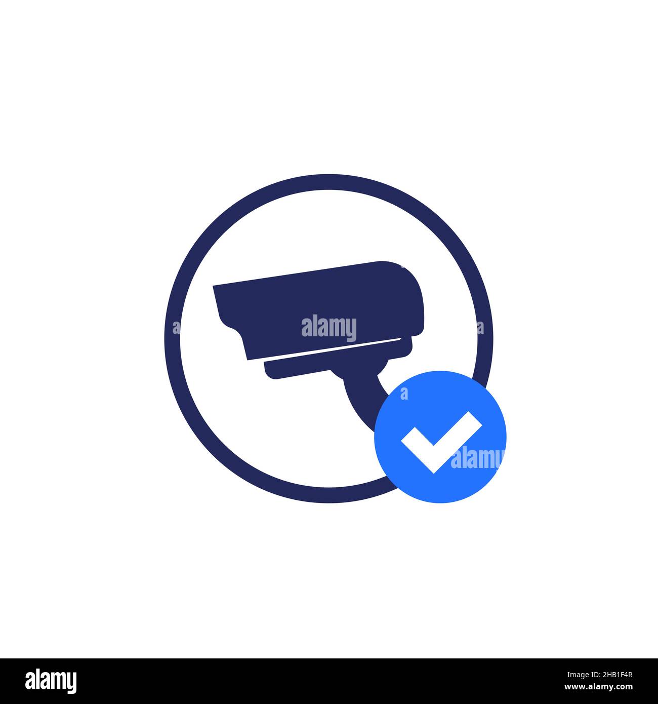 ip camera icon with check mark Stock Vector Image & Art - Alamy