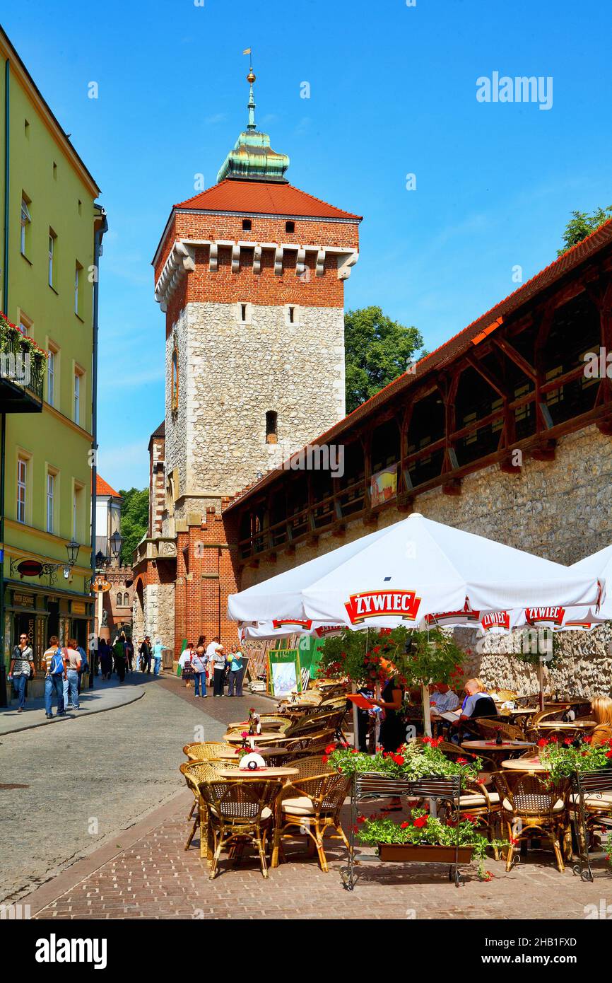 Poland, Cracow, Florian Gate Stock Photo - Alamy