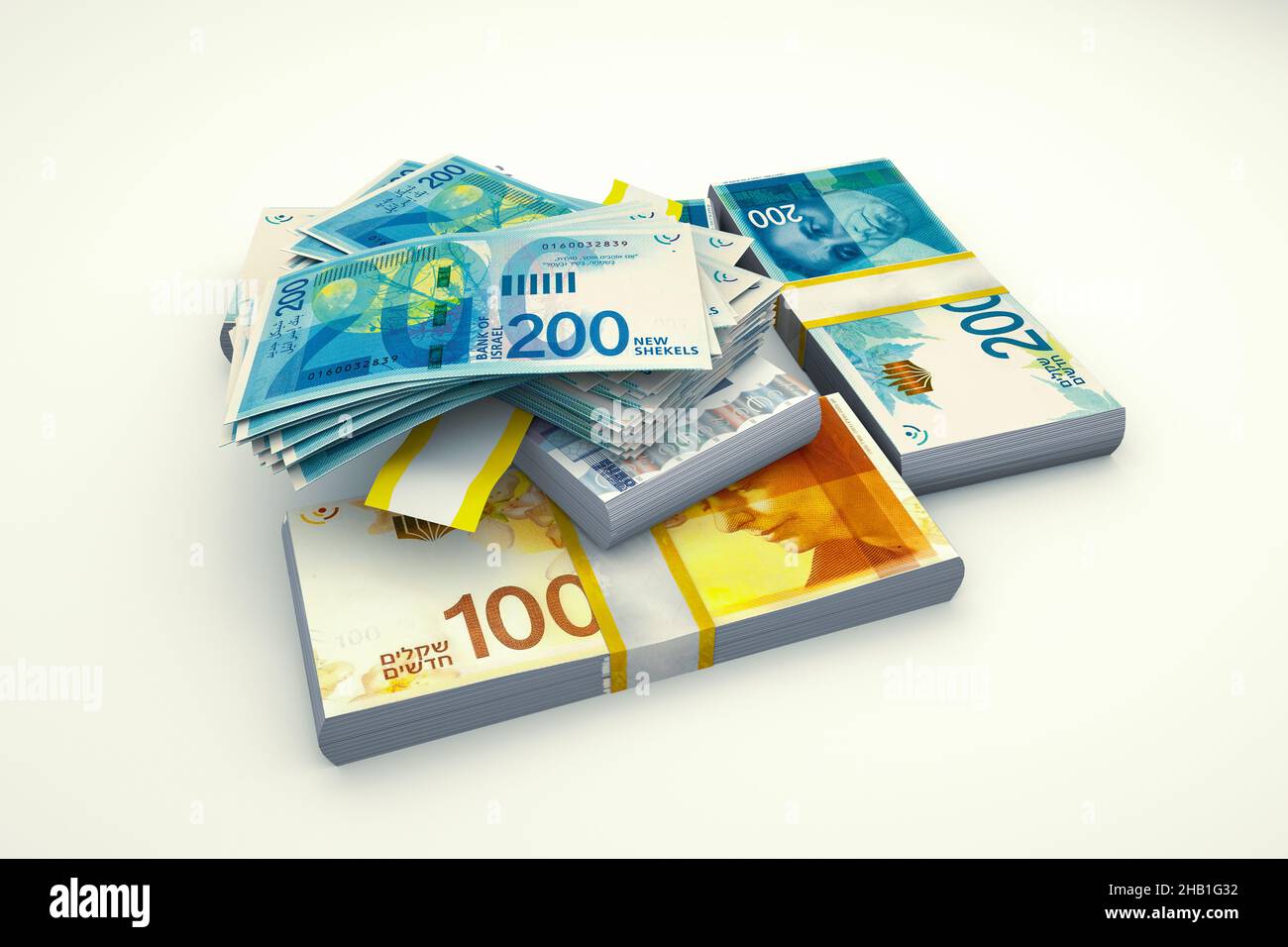 Bank note of 100 shekels hi-res stock photography and images - Alamy