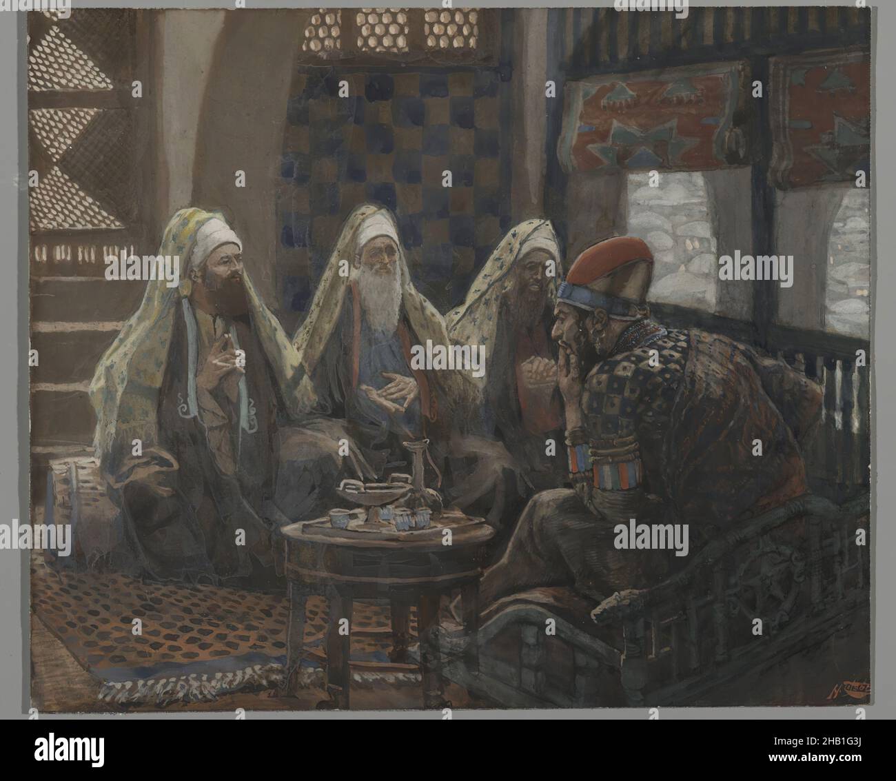 Les rois mages chez herode hi-res stock photography and images - Alamy