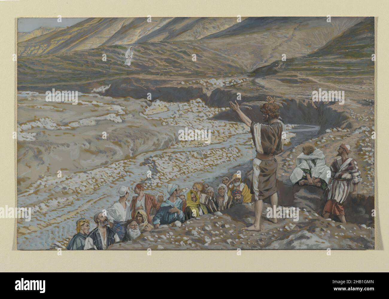 Christ and his disciples in the desert hi-res stock photography and ...