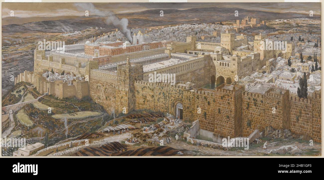 Jerusalem temple reconstruction hi-res stock photography and images - Alamy
