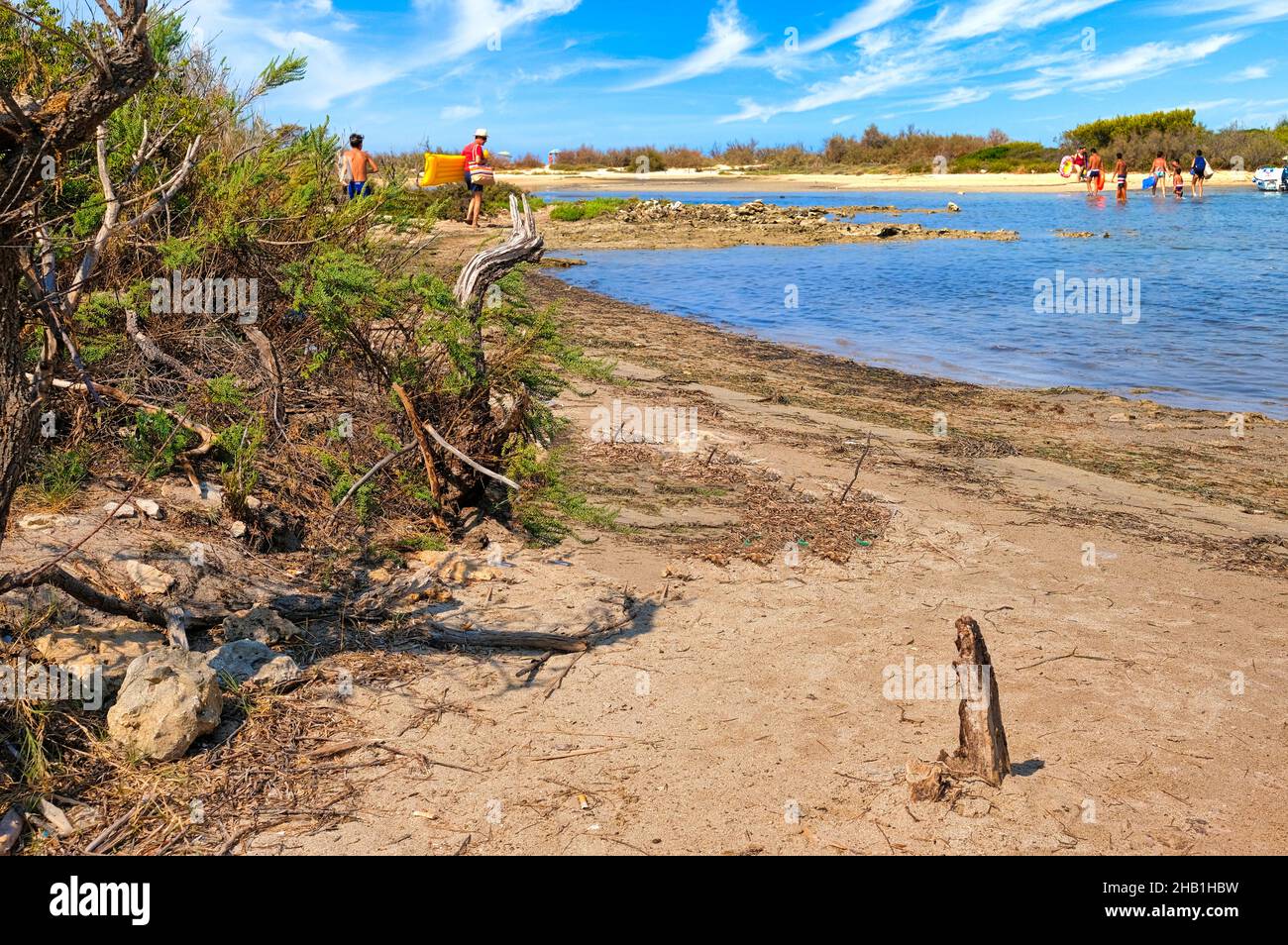 The Big Island (or Rabbit Island) Nature Reserve Islet located in front ...