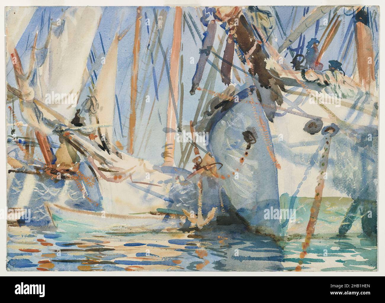 White Ships, John Singer Sargent, American, born Italy, 1856-1925 ...