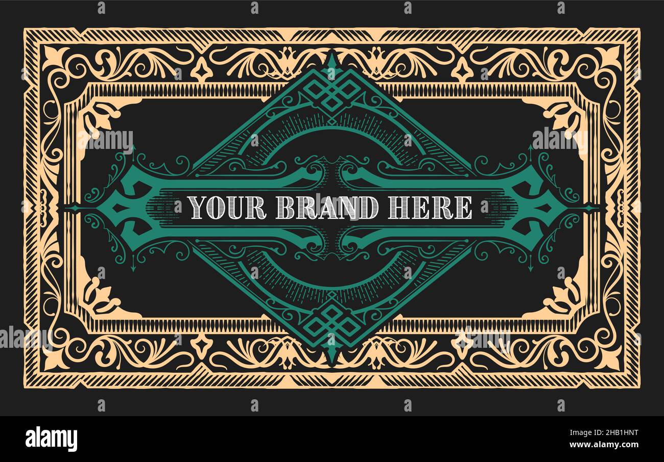 Western card with vintage style Stock Vector Image & Art - Alamy