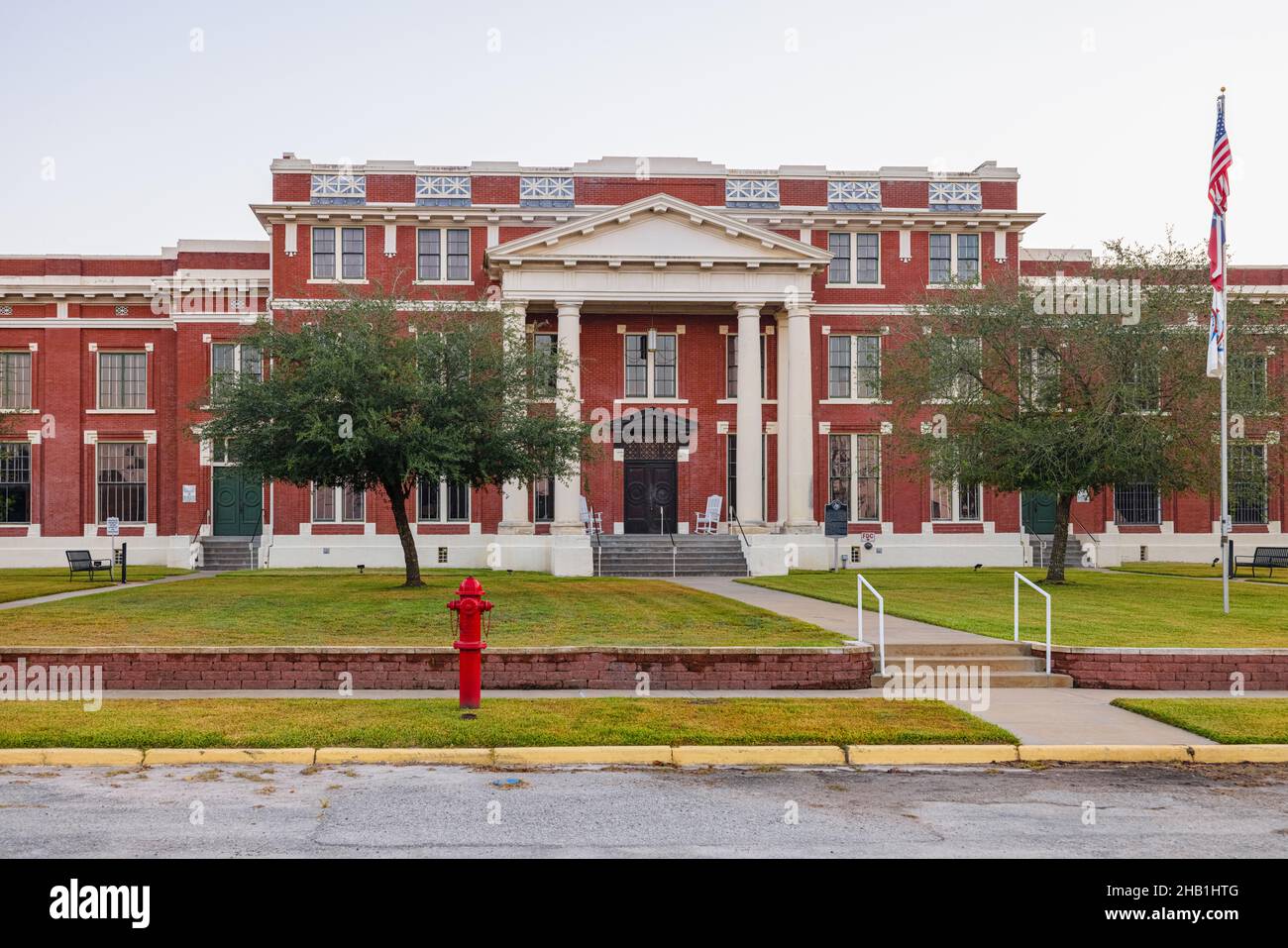 Groveton, Texas, USA - September 26, 2021: The Trinity County ...