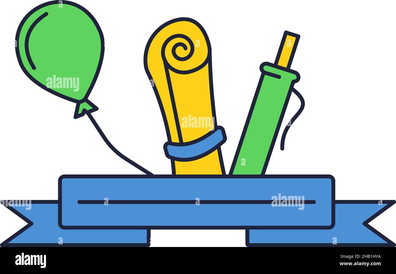 Vector back to school, semester welcome icon Stock Vector Image & Art ...