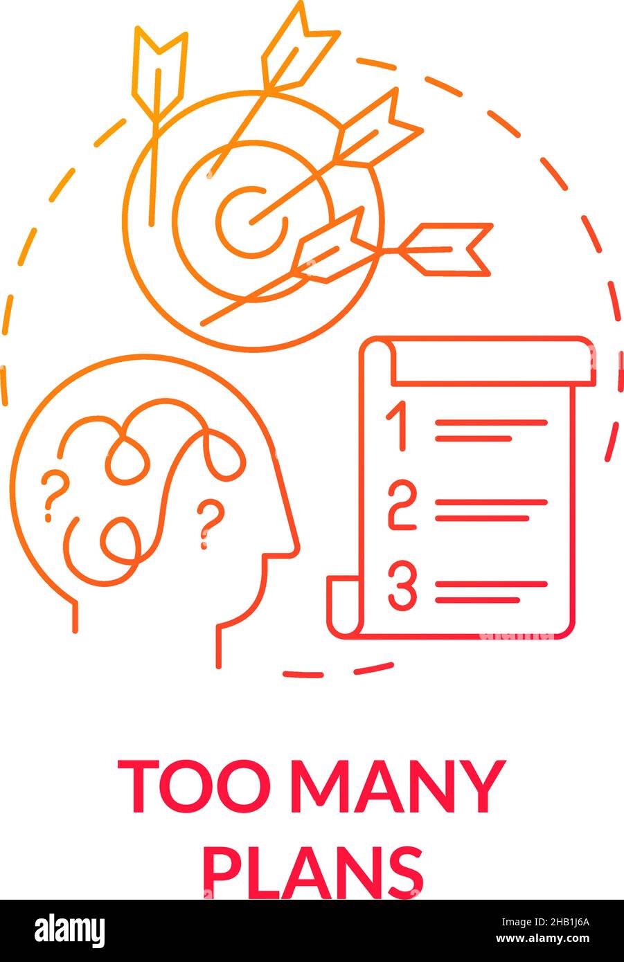 Life plans Stock Vector Images - Alamy