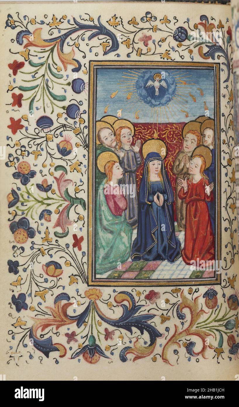 Horae Beatae Mariae Virginis, Flemish, Manuscript with opaque ...