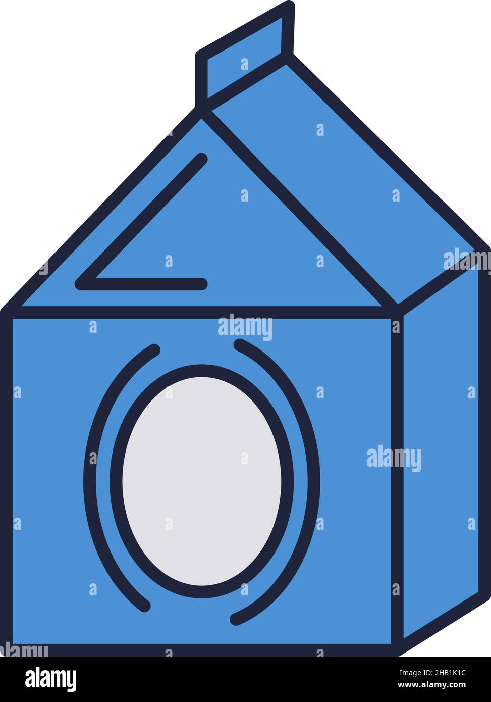 Milk pack icon vector carton box isolated design Stock Vector Image ...