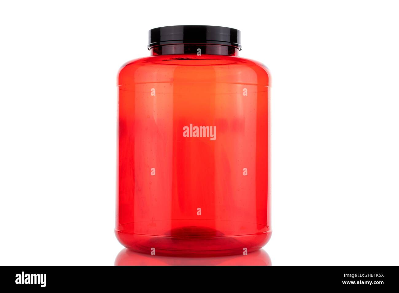 One plastic container for food, close-up, isolated on white Stock Photo ...