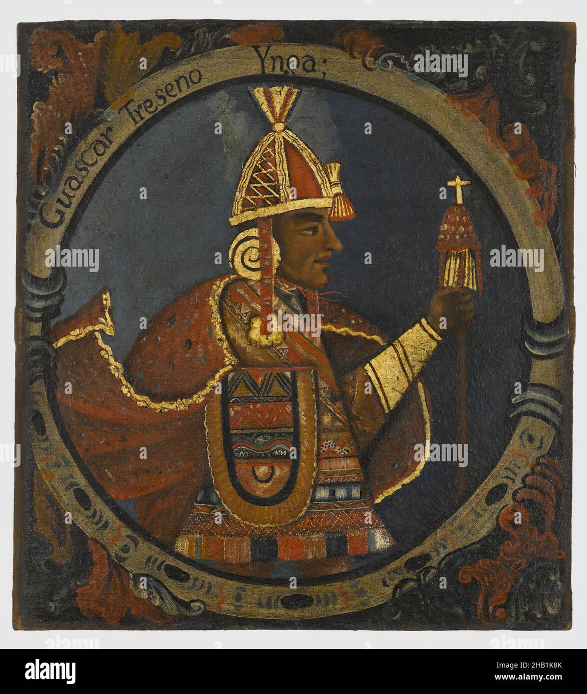 Pachacuti Inca Ruler Painting