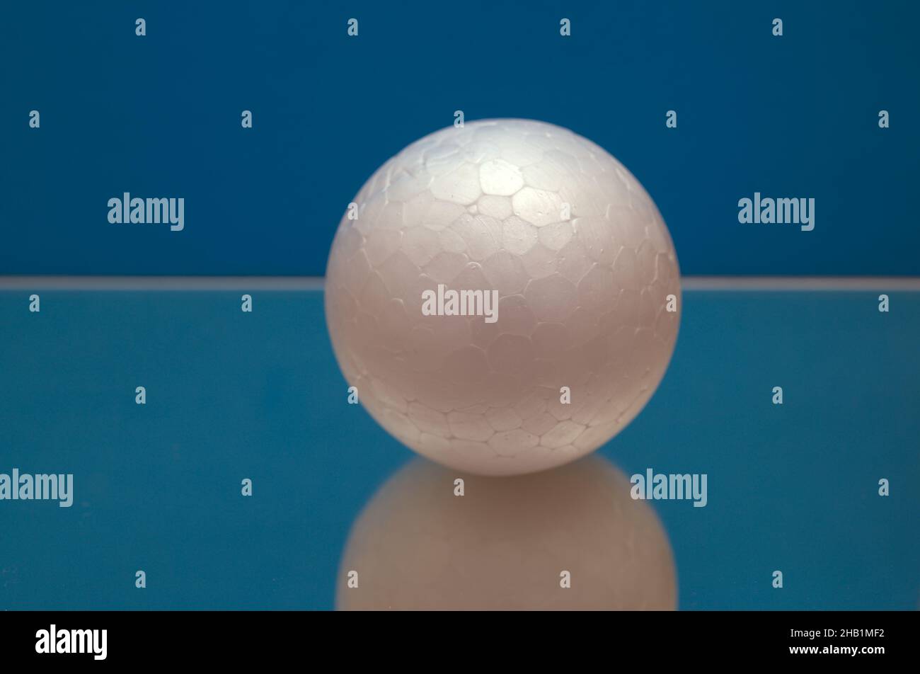 Polystyrene ball with its bubbly texture visible Stock Photo - Alamy