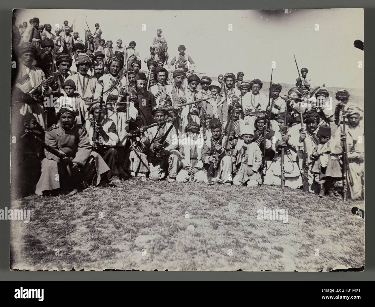 A Group of Kurdish, ? Soldiers, One of 274 Vintage Photographs, Gelatin ...