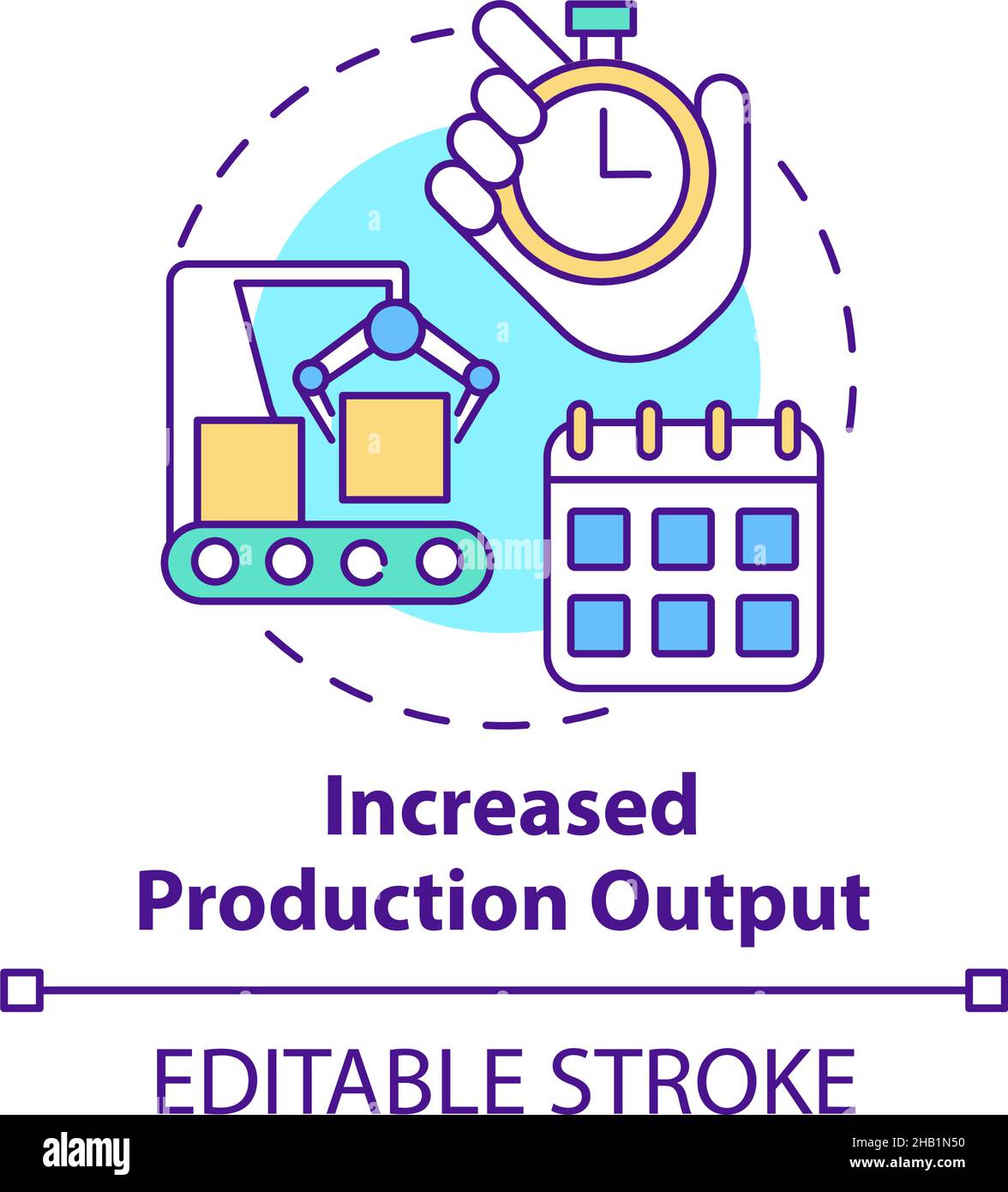 Output increase production hi-res stock photography and images - Alamy