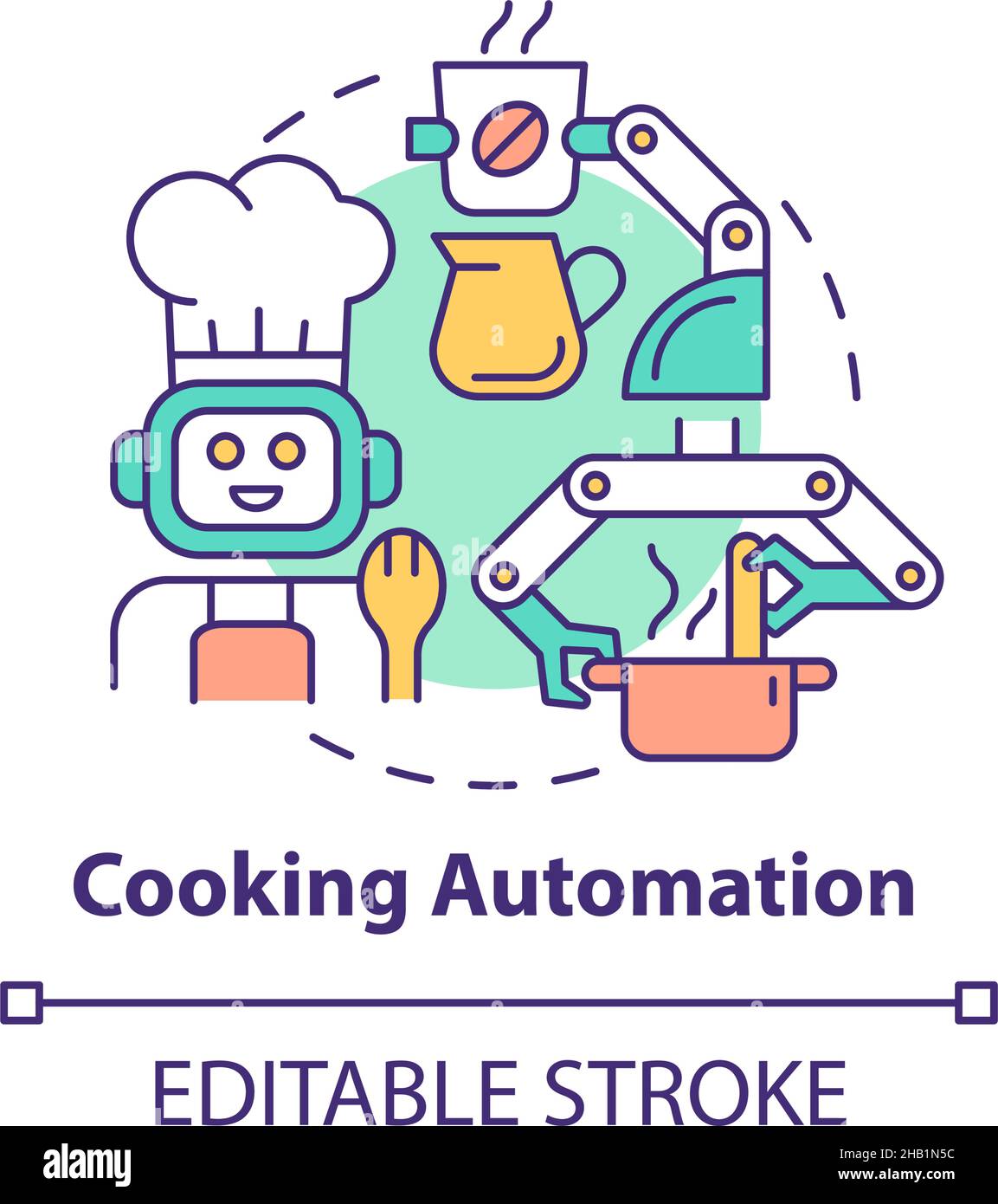 Cooking automatic Stock Vector Images - Alamy