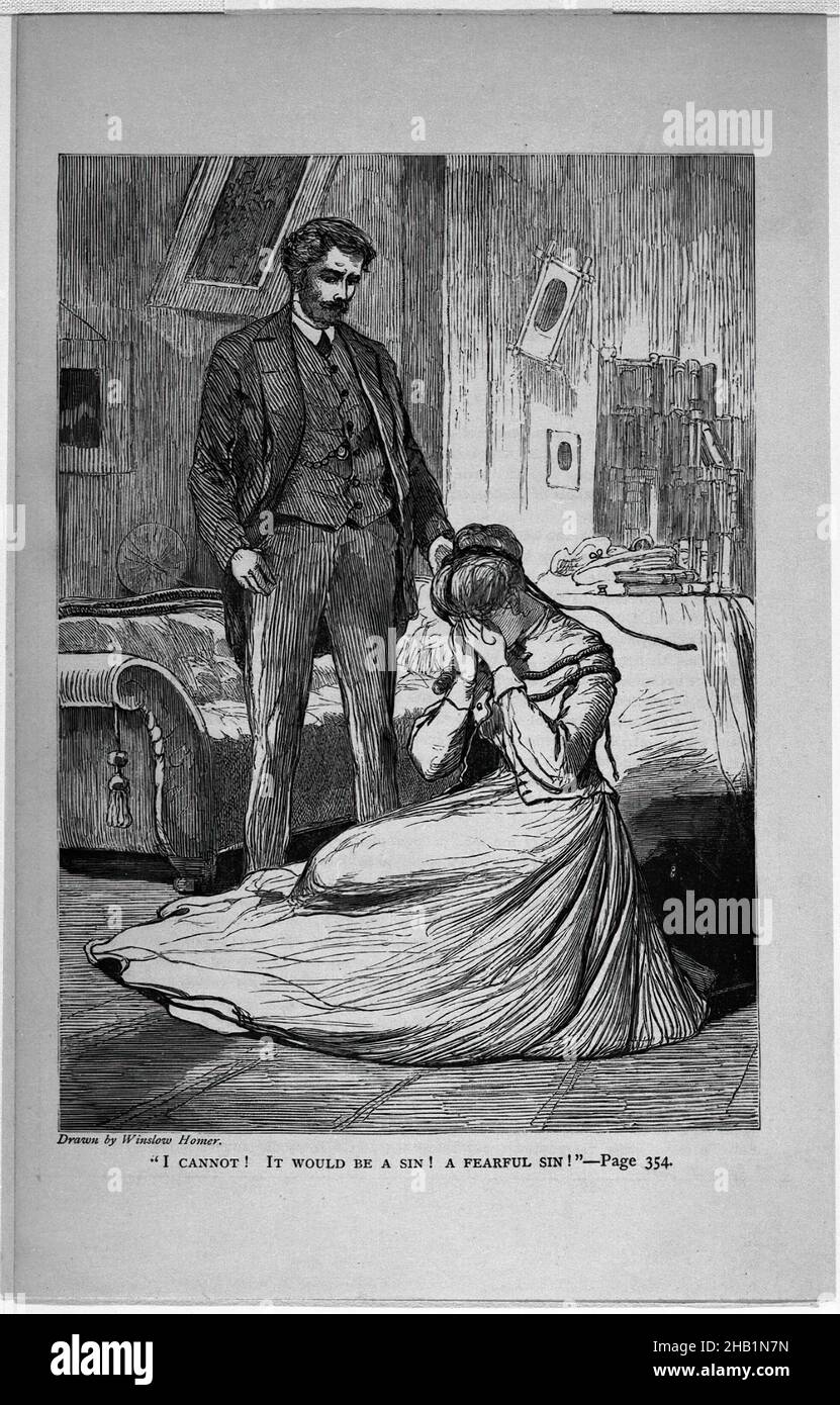 I Cannot! It Would Be A Sin! A Fearful Sin!', Winslow Homer, American ...