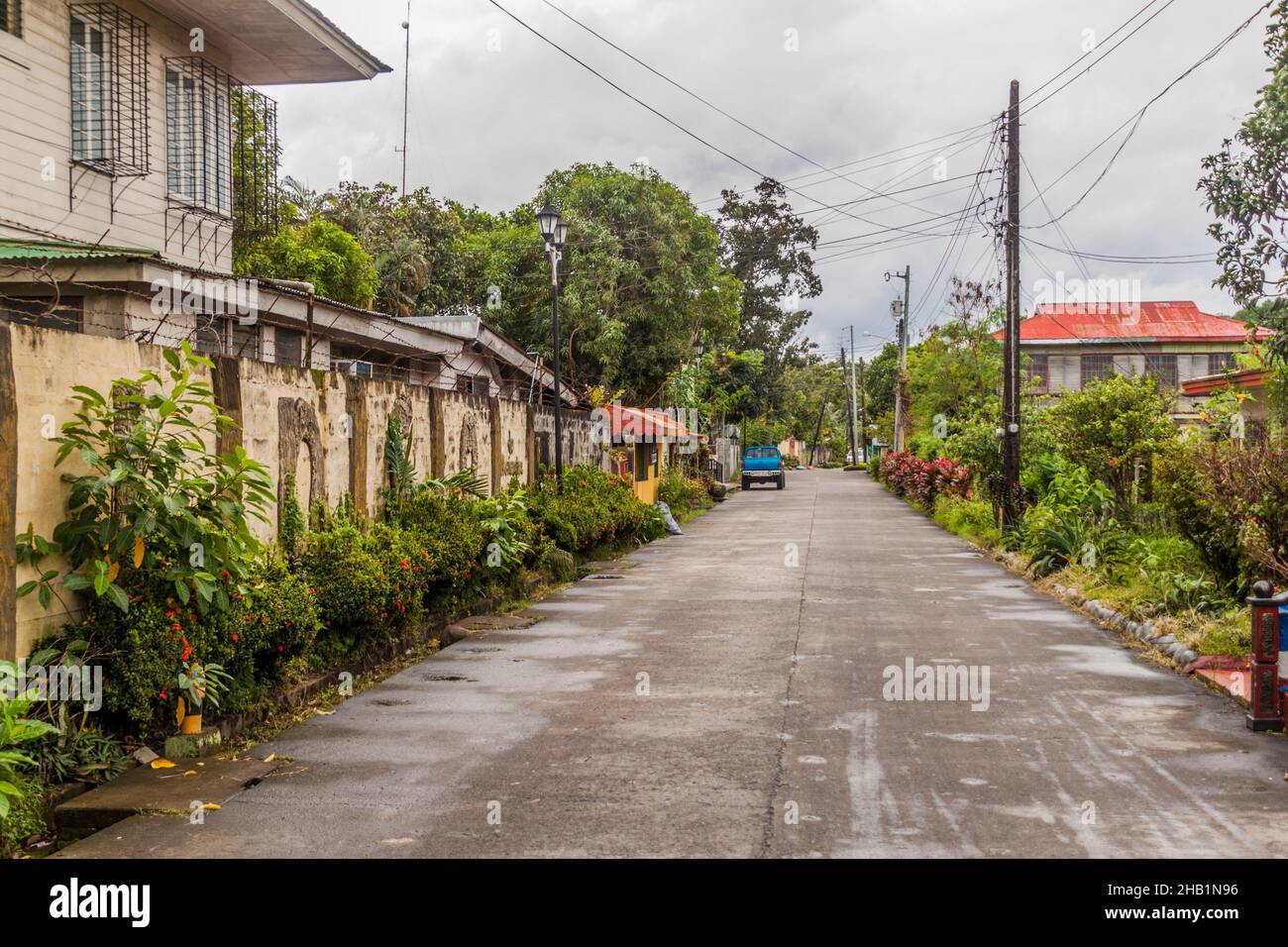 View of a street in Silay city, Philippines Stock Photo - Alamy