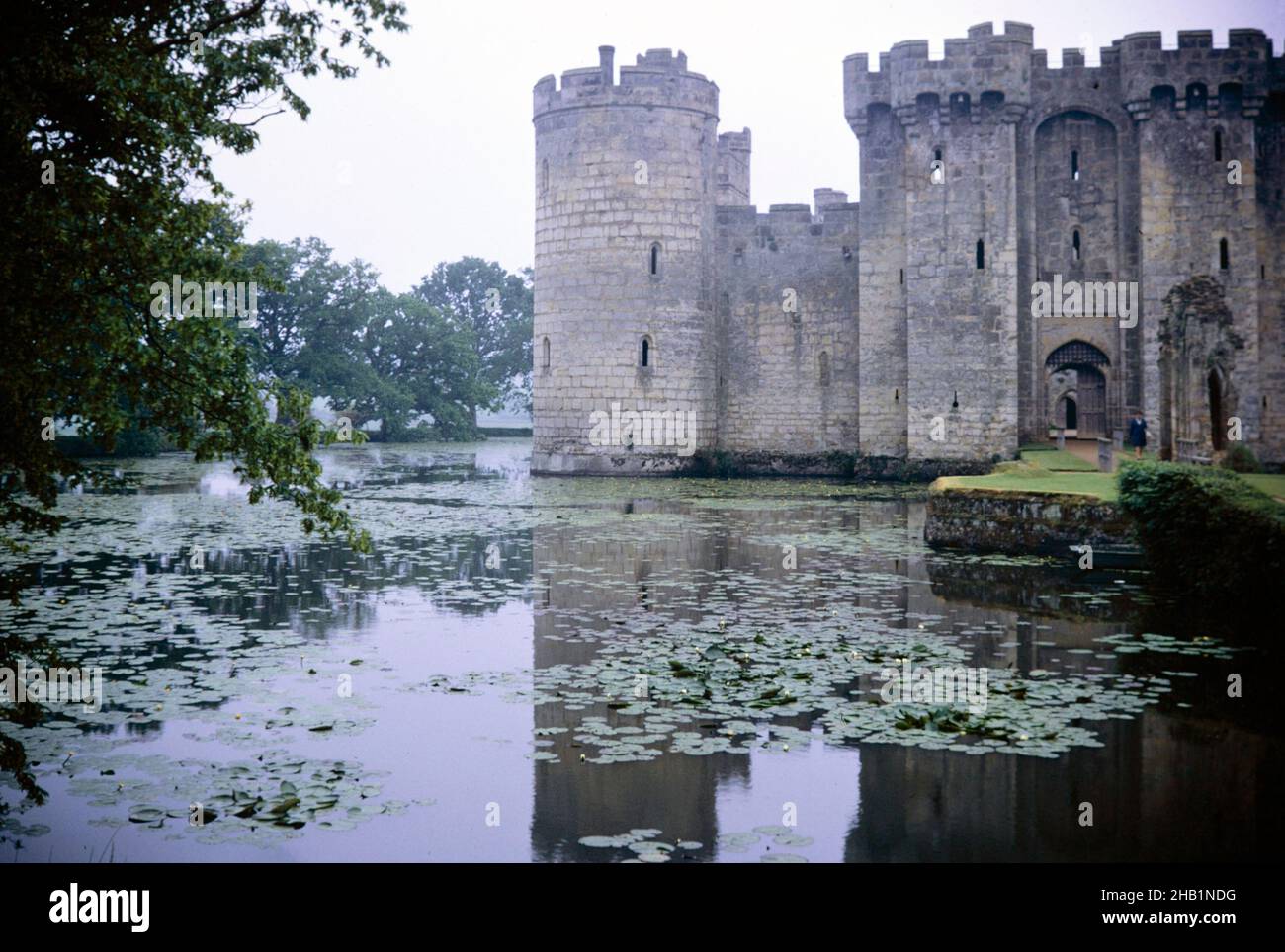 Bodiam castle a 14th-century moated castle near Robertsbridge in East ...