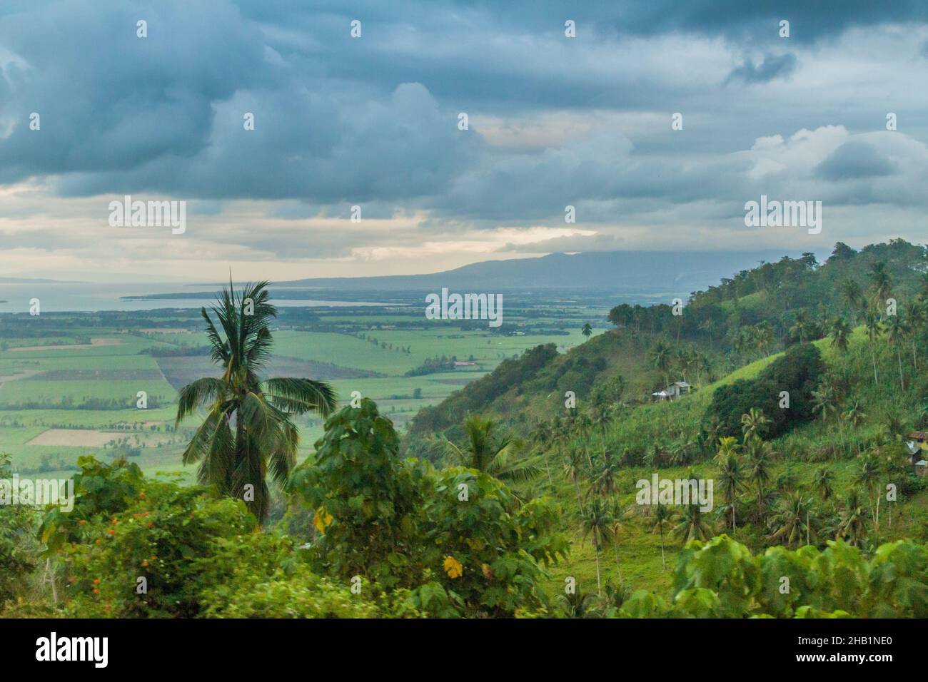Evenig view of Negros Island landscape, Philippines Stock Photo - Alamy