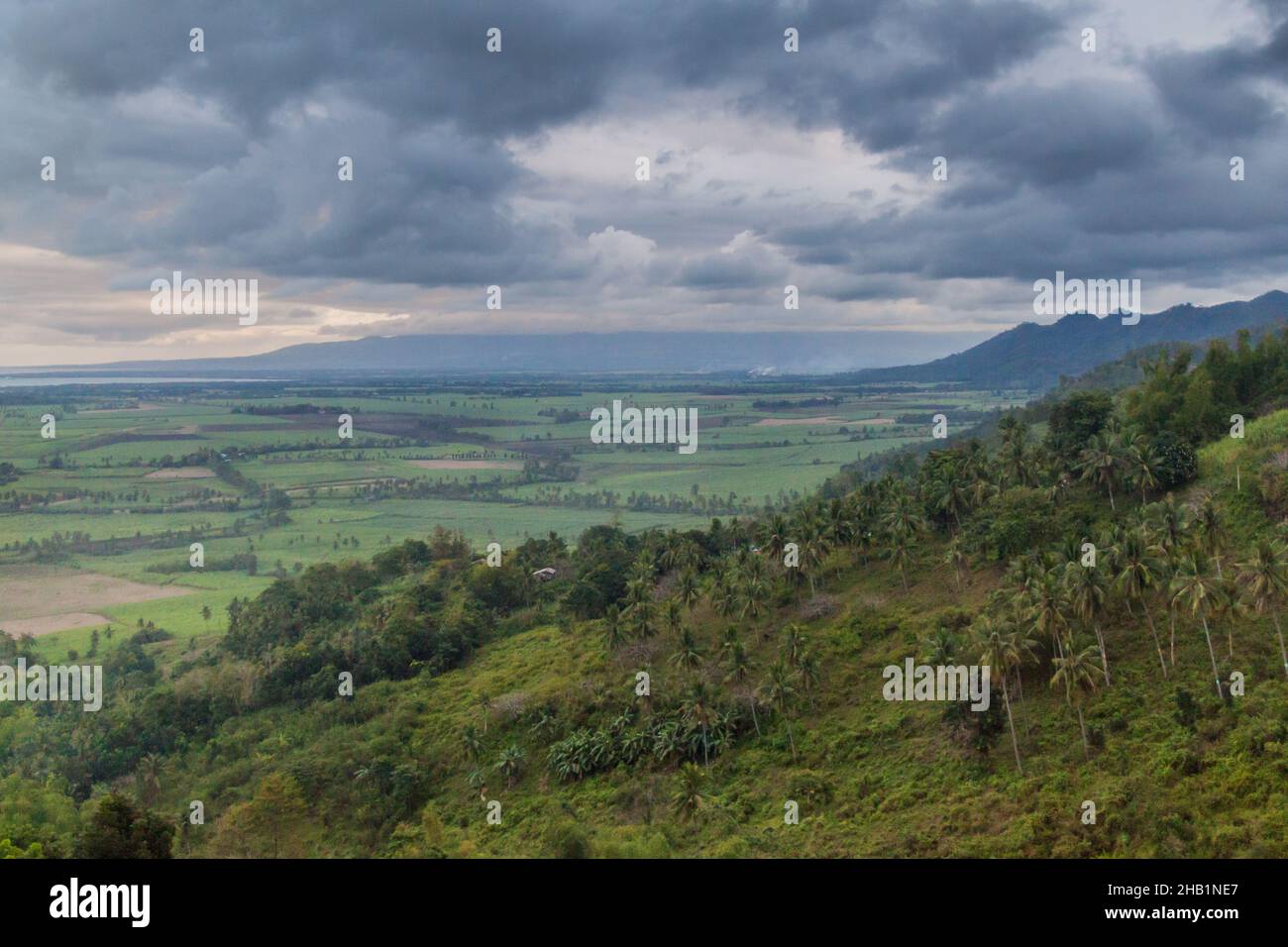 Evenig view of Negros Island landscape, Philippines Stock Photo - Alamy