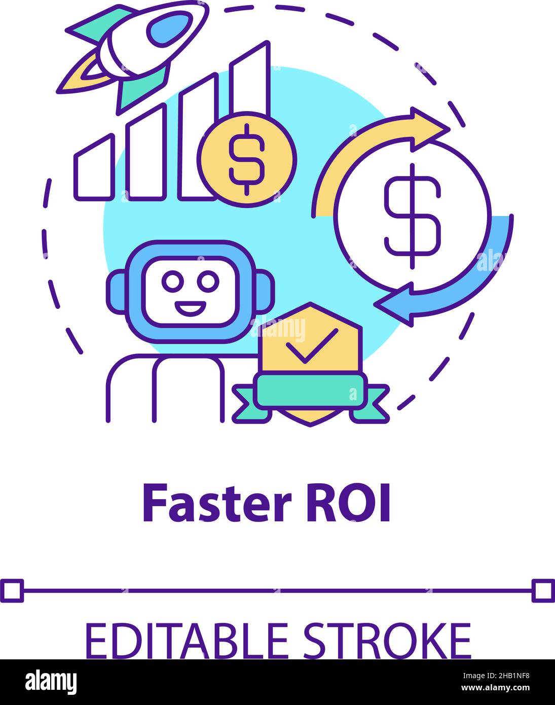 Roi circle logo Cut Out Stock Images & Pictures - Alamy