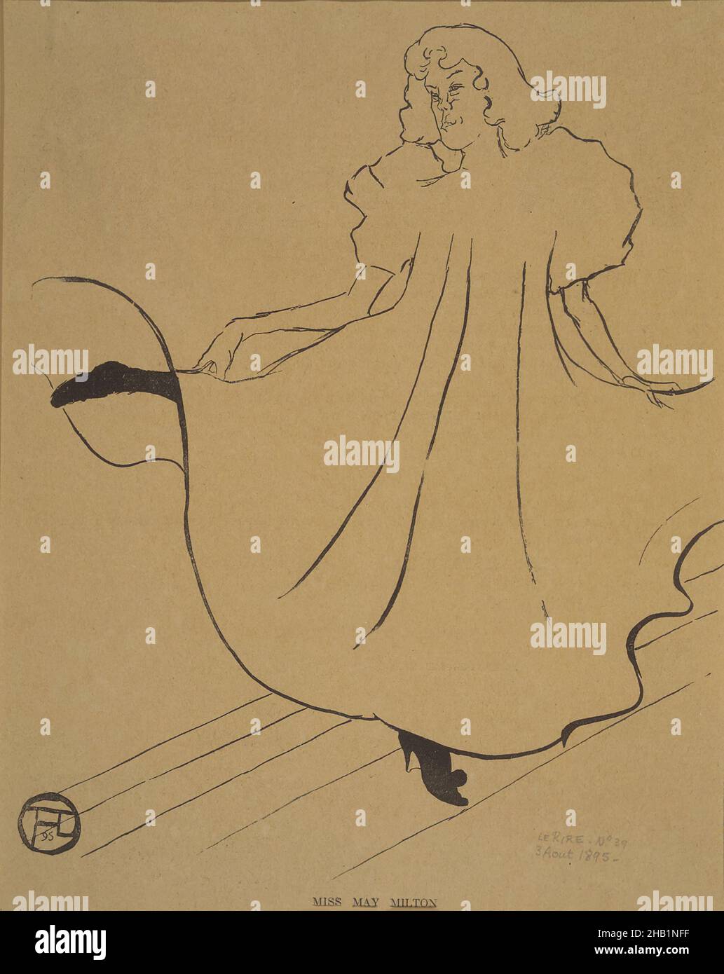 Miss May Minton, from La Rire, Henri de Toulouse-Lautrec, French, 1864 ...