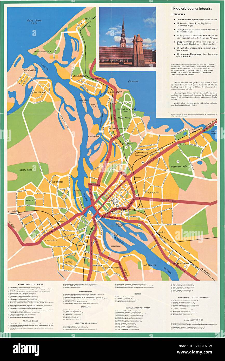 Riga Map, Old Riga Map, Old Riga City, Retro Riga Map, Vintage Riga ...