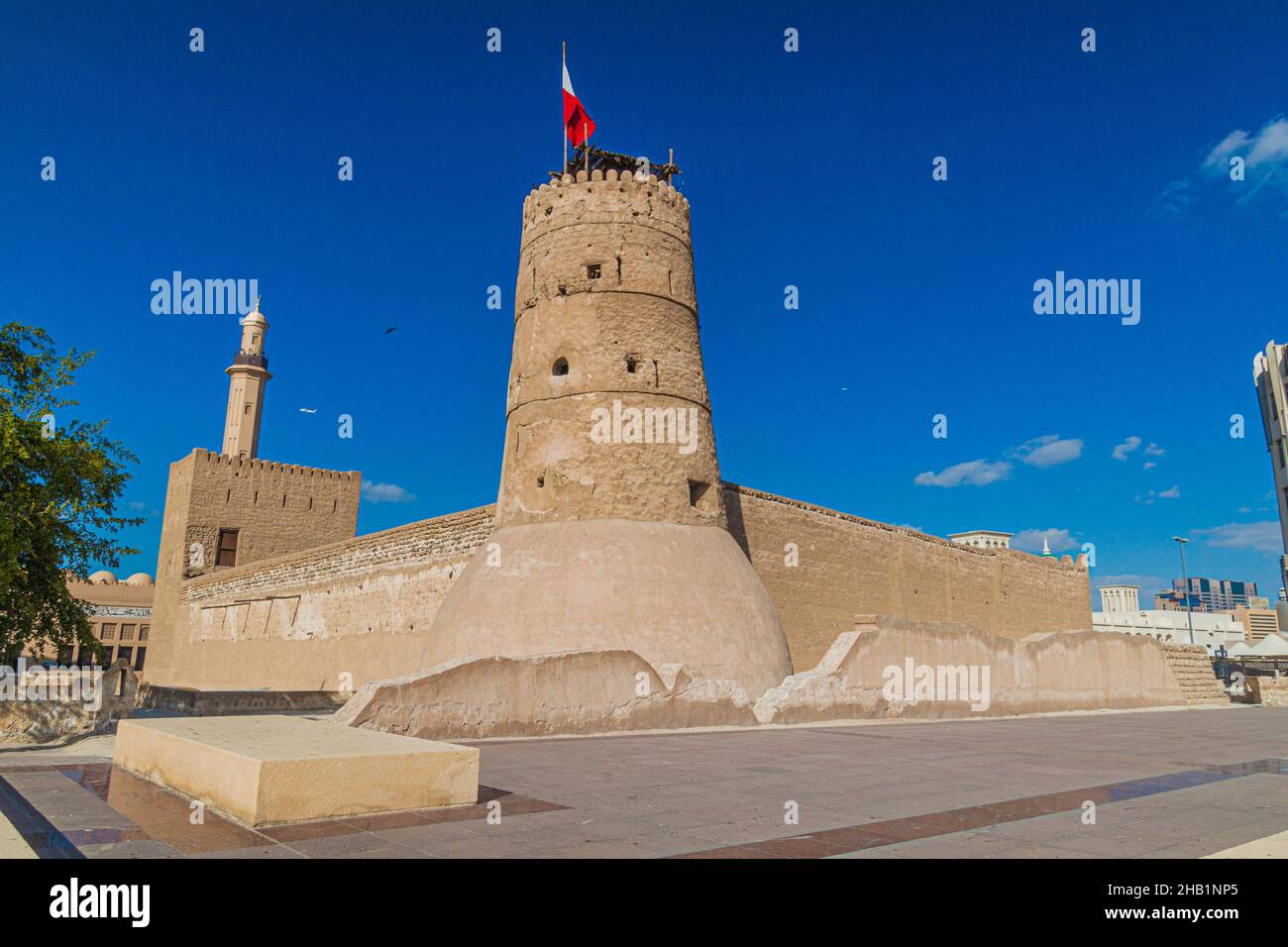 View of the Al Fahidi Fort in Dubai, UAE Stock Photo - Alamy
