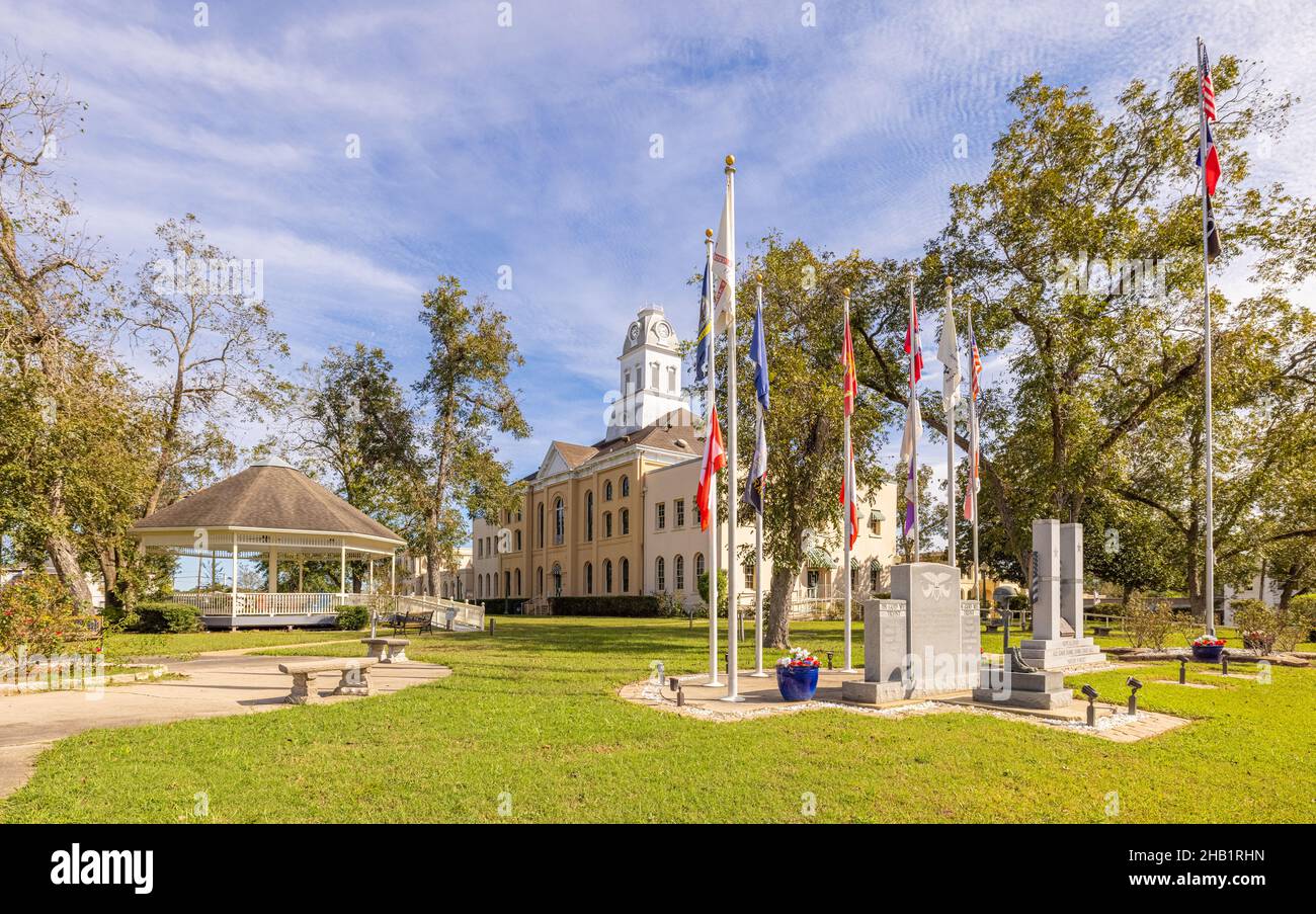 Jasper, Texas, USA - October 17, 2021: The Jasper County Courthouse and ...