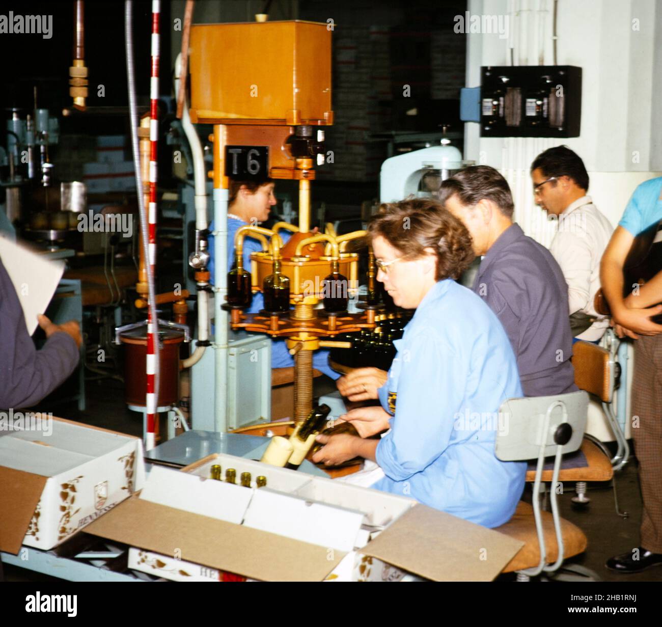 Hennessy cognac brandy production, Cognac, France 1973 Stock Photo - Alamy