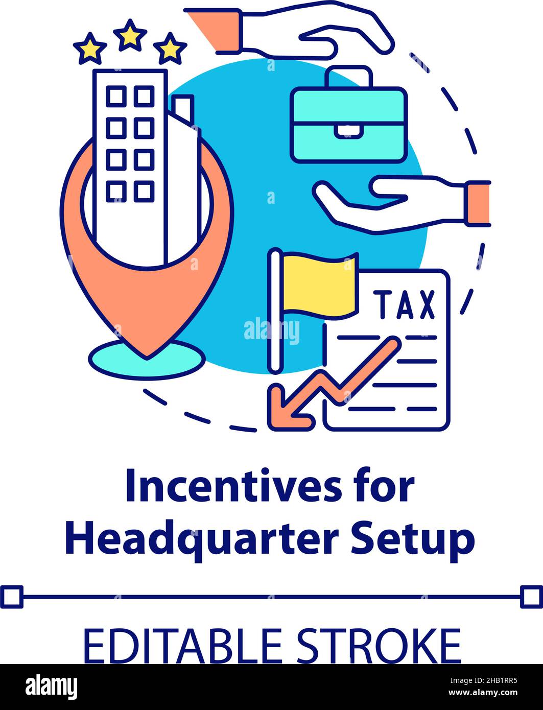 Company headquarters logo sign Stock Vector Images - Alamy