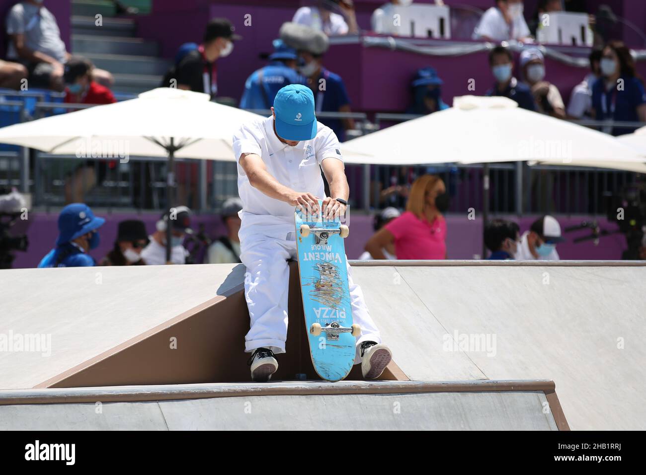 JULY 25th, 2021 - TOKYO, JAPAN: Vincent MILOU of France in action ...