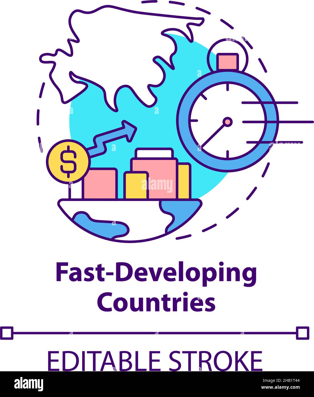 Developing countries Stock Vector Images - Alamy