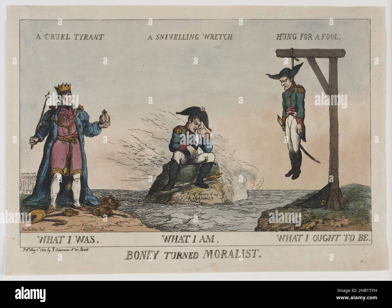 Boney turned moralist hi-res stock photography and images - Alamy