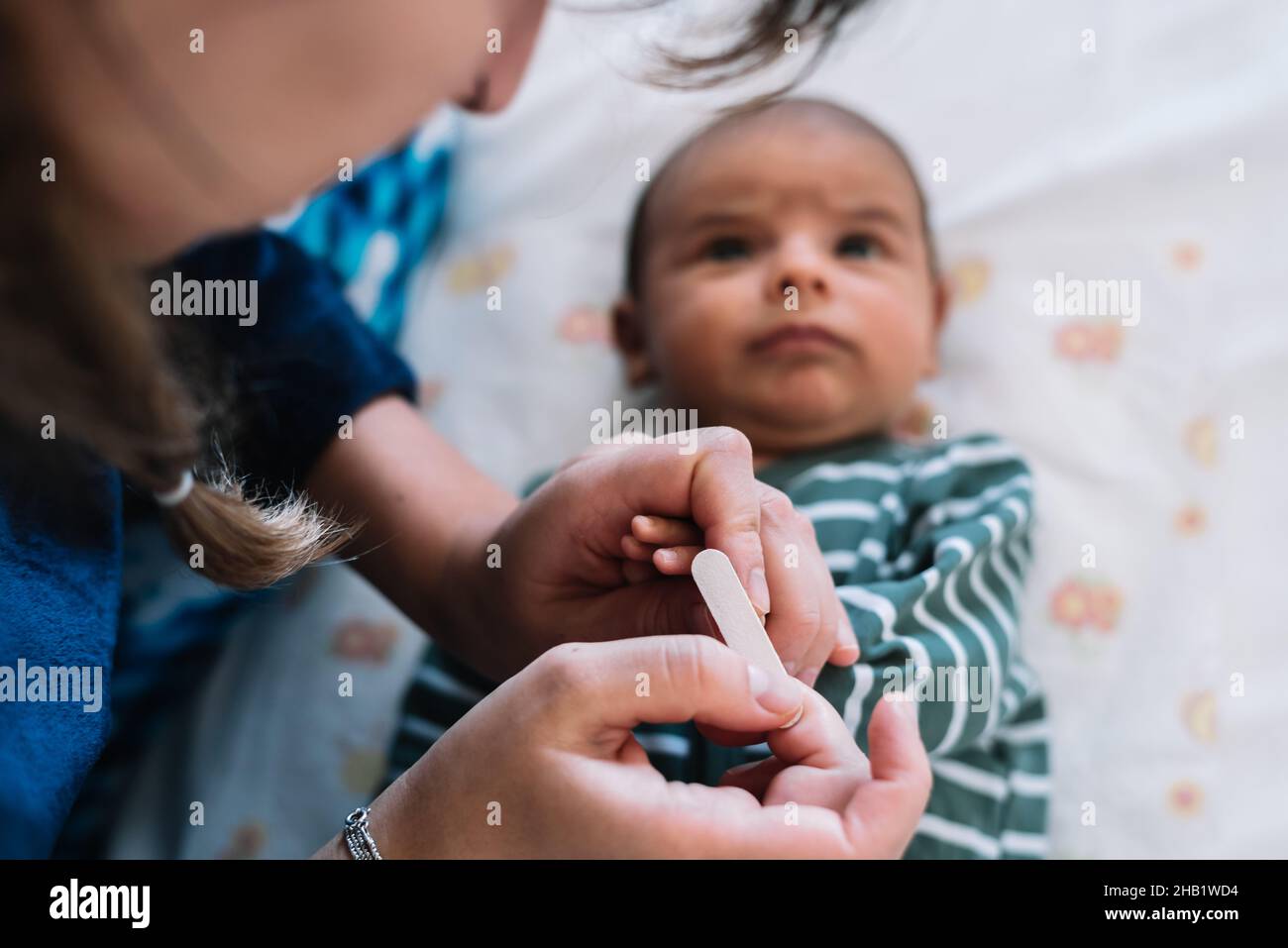 Baby nail polish hi-res stock photography and images - Alamy