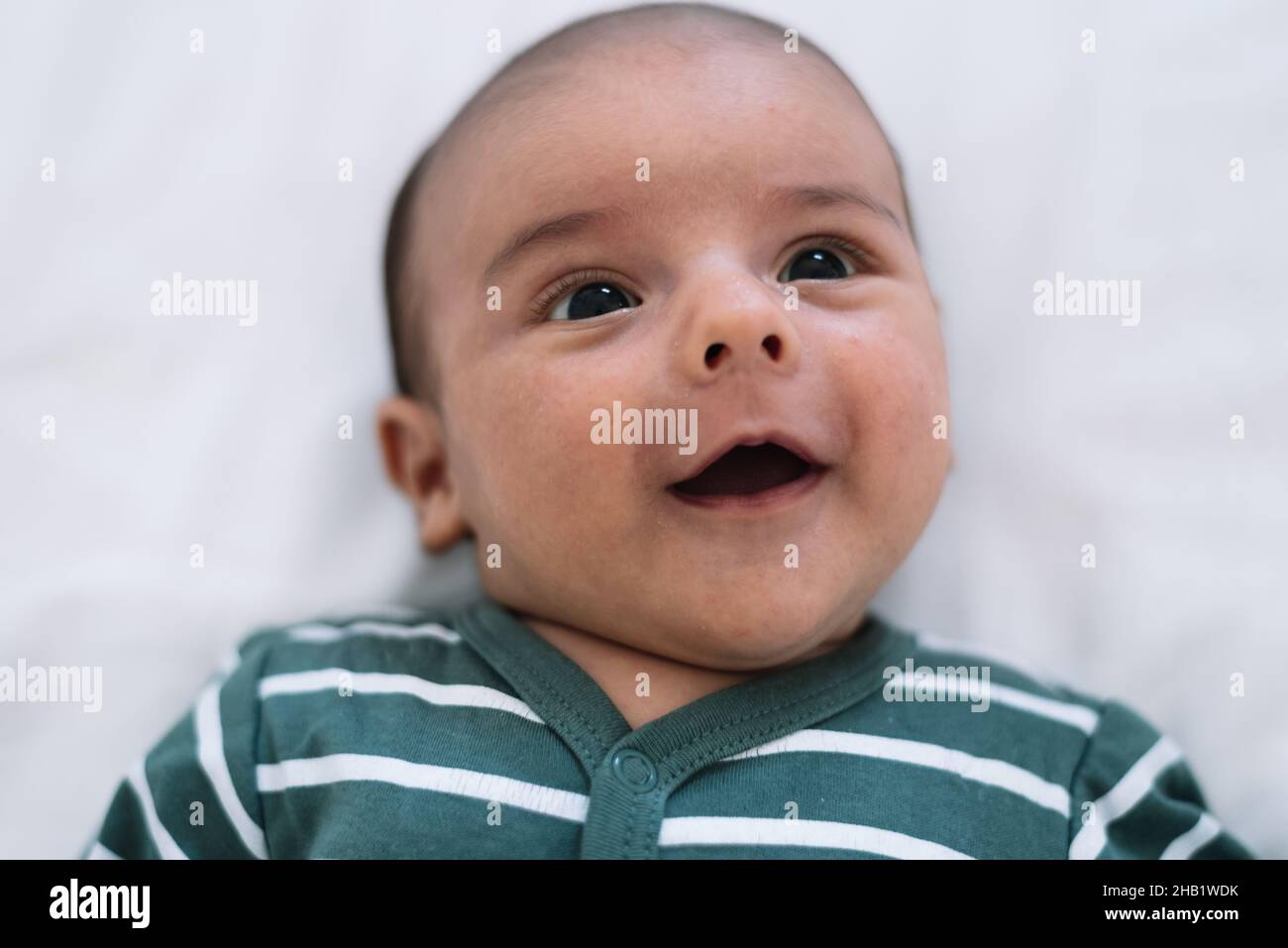 Portrait of happy and smiling baby Stock Photo - Alamy