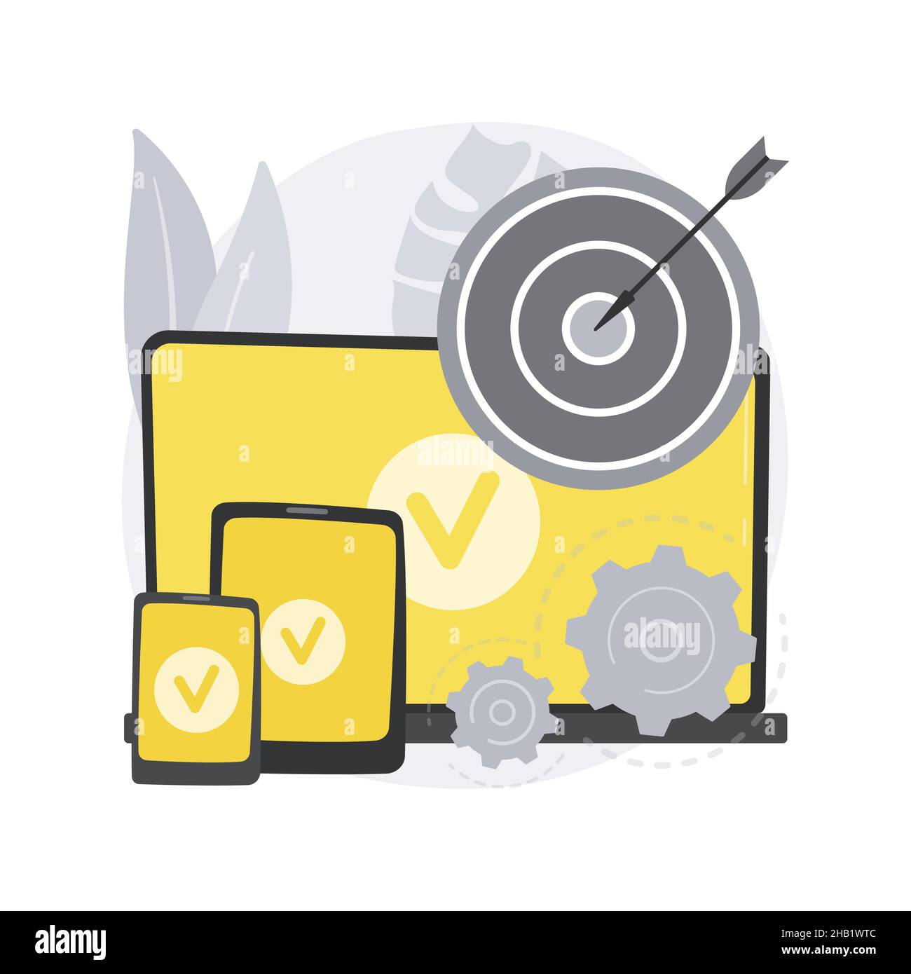 Multi Device Targeting Abstract Concept Vector Illustration Stock Vector Image And Art Alamy