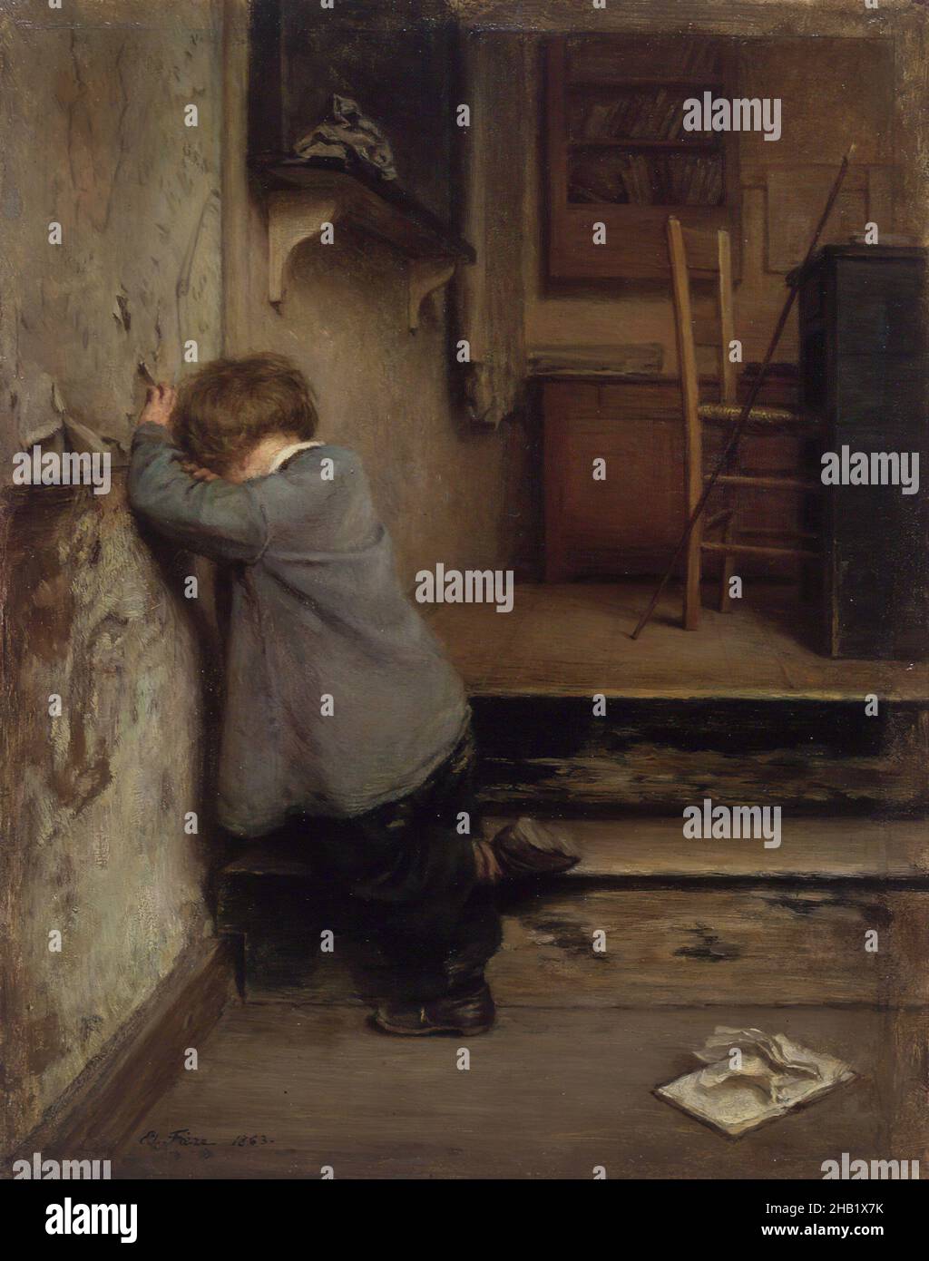 Boy punishment classroom hi-res stock photography and images - Alamy