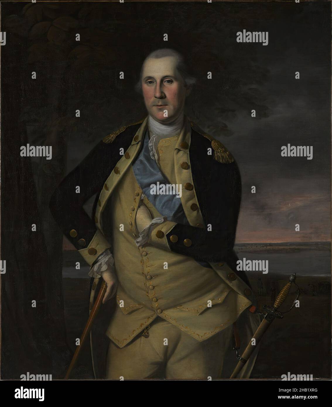 George Washington, Charles Willson Peale, American, 1741-1827, Oil on ...