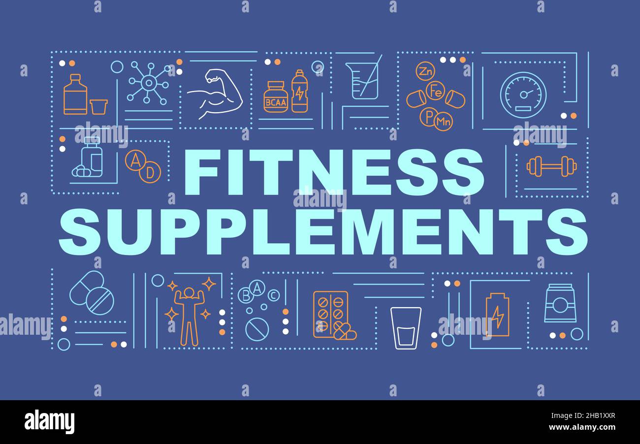 Supplements banner Stock Vector Images - Alamy
