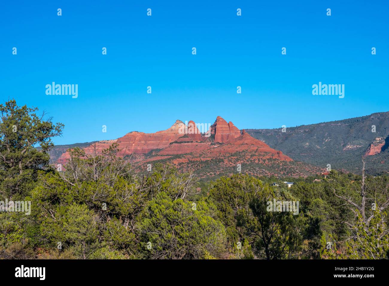 A steep canyon walls set of rock formation in the preserve park Stock ...