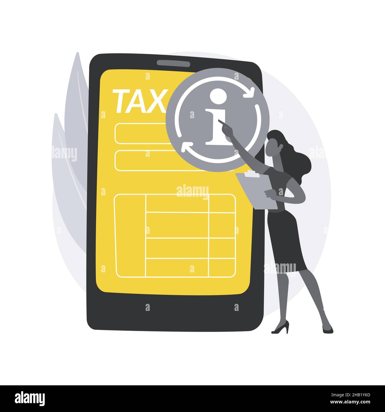 Provide and update your personal information abstract concept vector ...