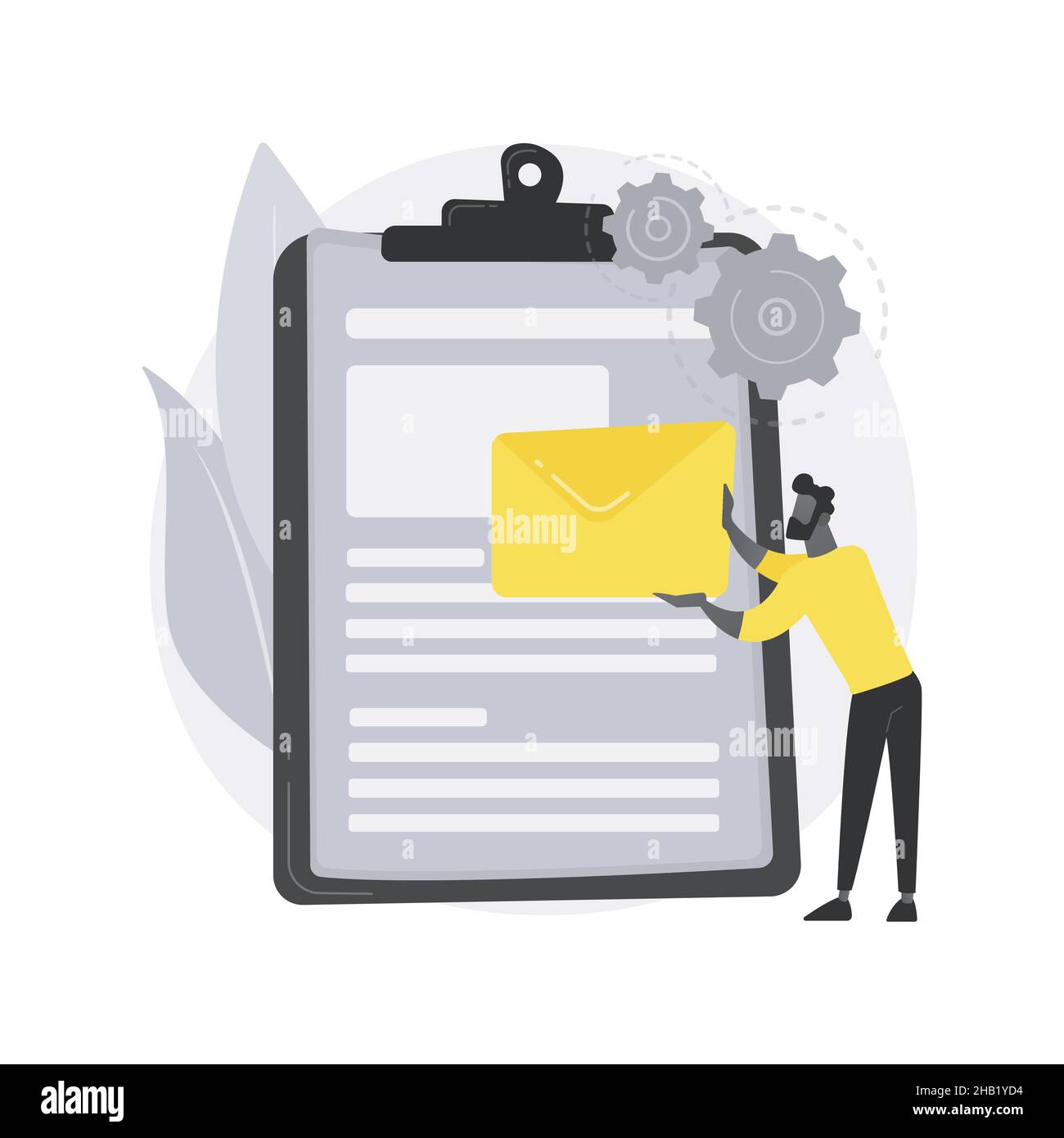 Notice of assessment abstract concept vector illustration Stock Vector ...