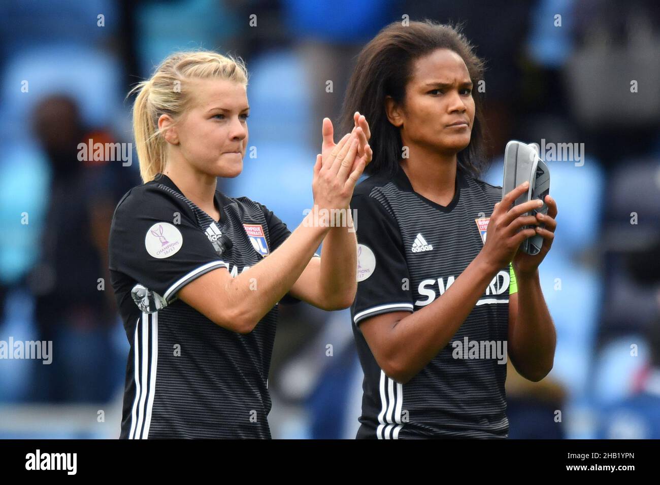 Lyon’s Ada Hergerberg (left) and Lyon’s captain Wendie Renard (right ... Lyon’s Ada Hergerberg (left) and Lyon’s captain Wendie Renard (right ...