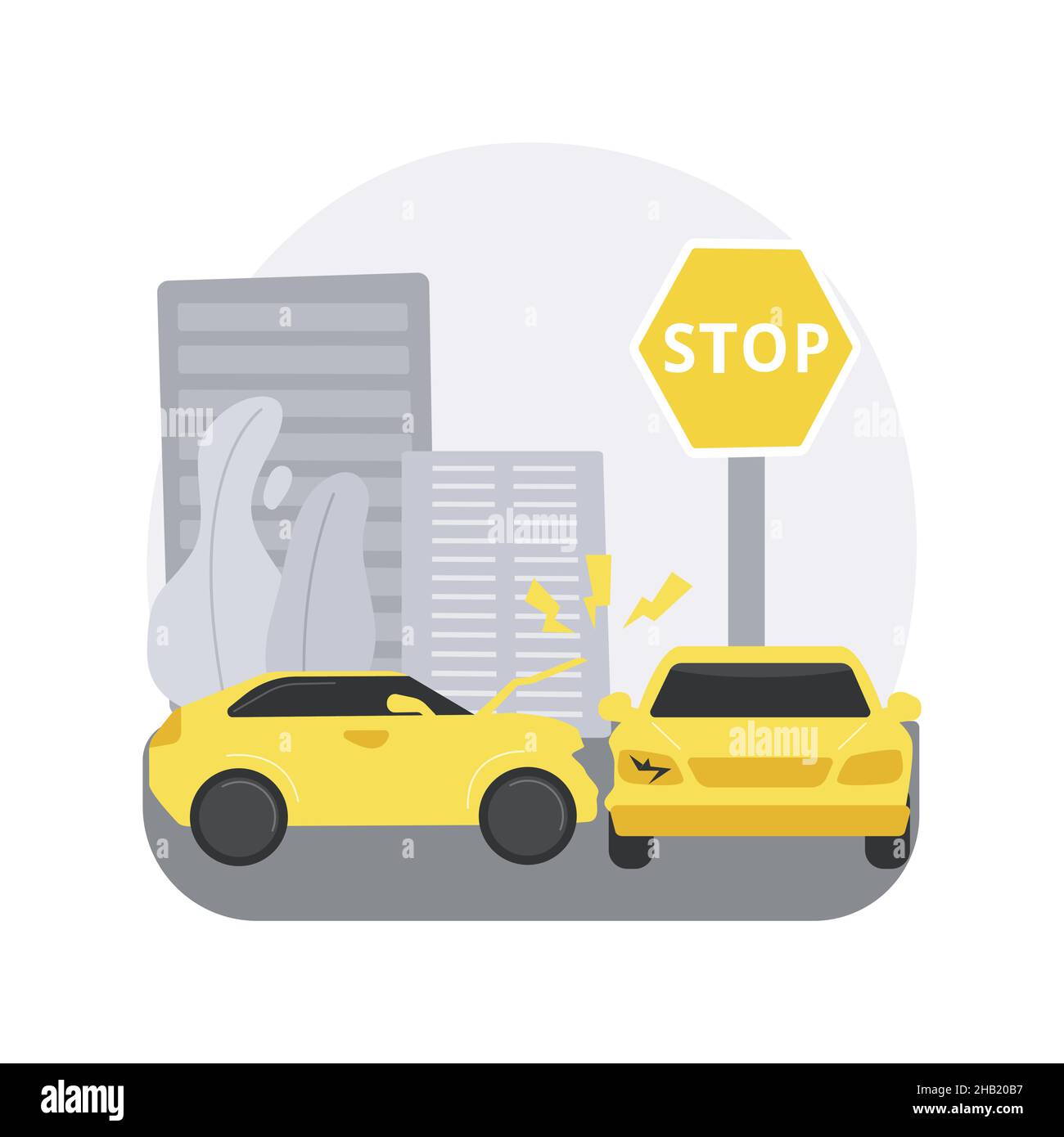 Traffic accident abstract concept vector illustration Stock Vector ... Traffic accident abstract concept vector illustration Stock Vector ...