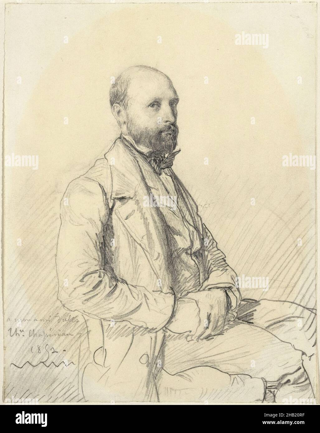 Portrait of Jules Monnerot, Théodore Chassériau, French, 1819-1856 ...