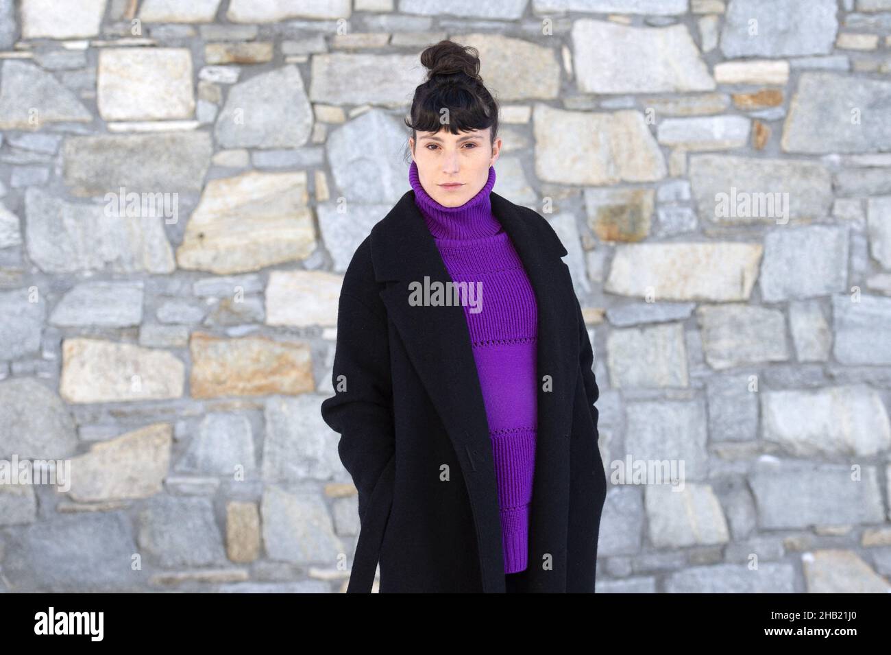Rachel Lang attending a photo session as part of the 13th Les Arcs Film ...