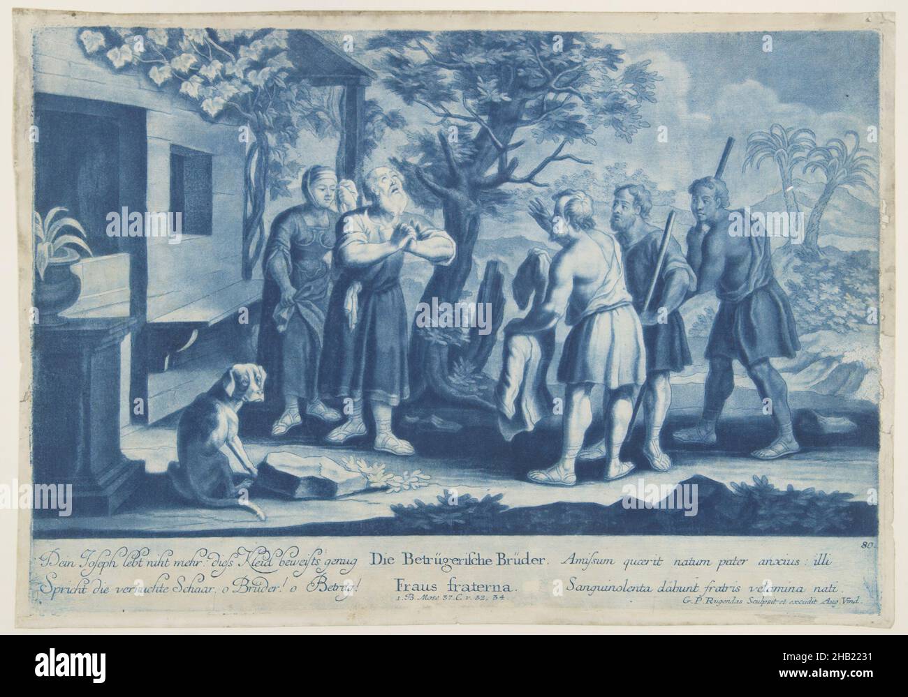 Story of Joseph, Plate 80, Georg Philipp Rugendas I, German, 1666-1742 ...